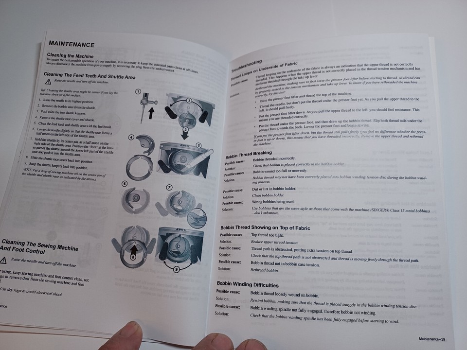 Singer C5650 Sewing Machine Owners Manual reproduction and C5655 | eBay