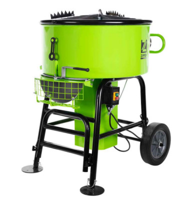 Zipper Forced Action Mixer ZWM120 120L 1100W Concrete Resin Paddle 240V ...