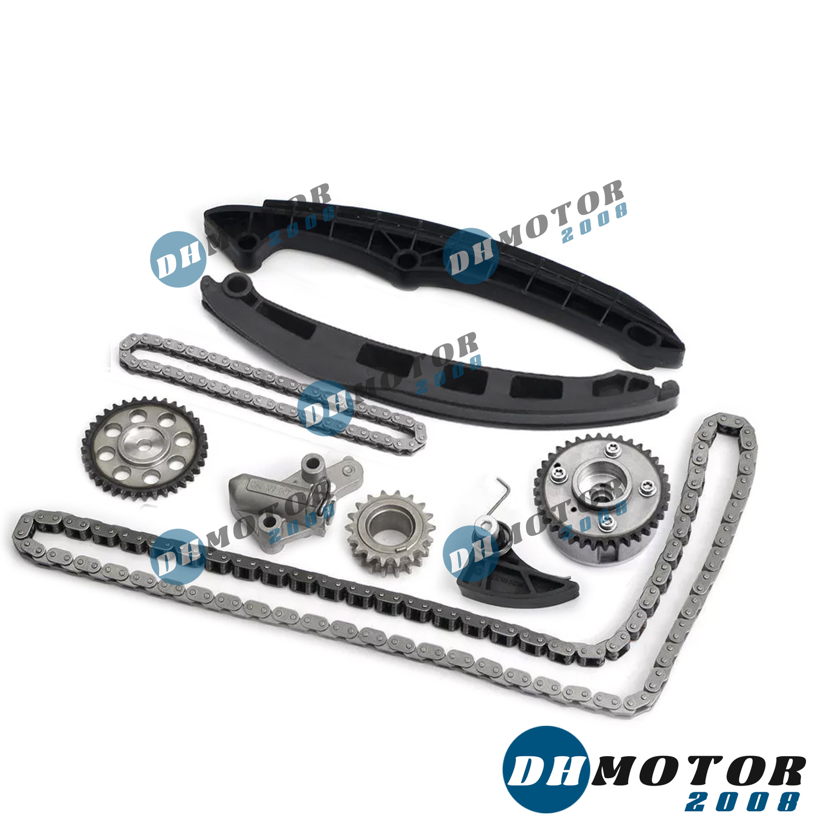 9Pcs Timing Chain Tensioner Adjuster Unit Kit For VW AUDI SKODA SEAT 1. ...