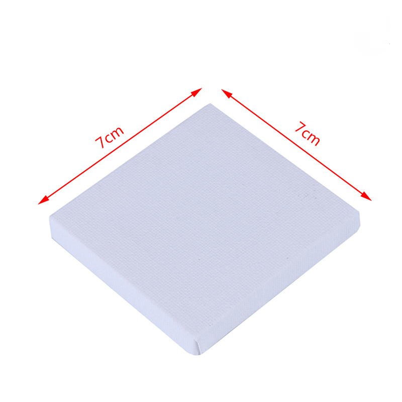 Square Blank Artist Canvas Art Board Plain Painting Stretched Framed ...