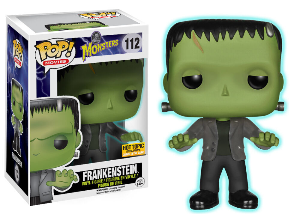 Funko Pop! Vinyl: Universal Monsters - Frankenstein's Monster - (Glow ...