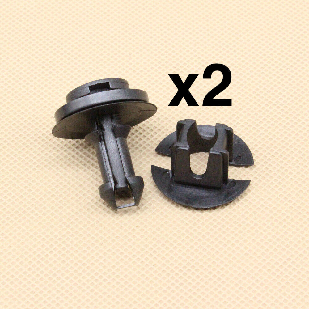 Set 10 For GM Lower Air Deflector Retainer Clips 15733971 & Grommets ...