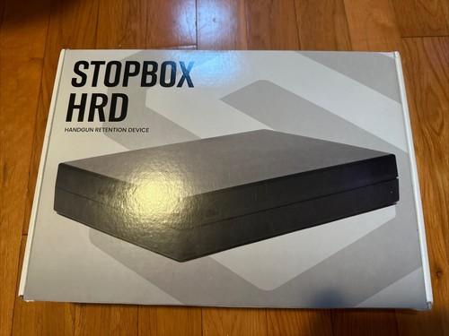 StopBox SB101 Handgun Safe - Black -open Box Never Used. 860232001004 ...