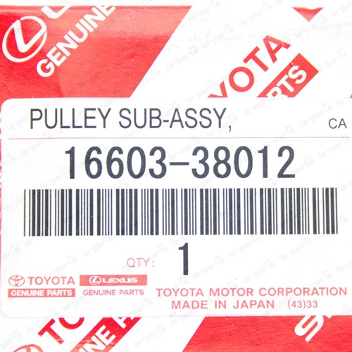 GENUINE TOYOTA LEXUS SEQUOIA TUNDRA GX460 LX570 N.1 IDLER PULLEY 16603 ...