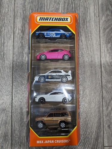 2024 MATCHBOX 5 PACK MXB JAPAN CRUISERS NISSAN SKYLINE HONDA CIVIC WRX ...