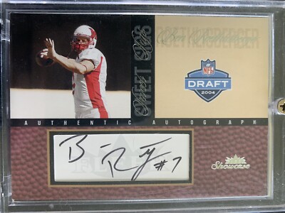 2004 Fleer Showcase BEN ROETHLISBERGER -Autograph Rookie SSA-BR ...