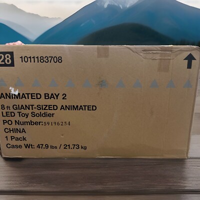 8 ft. Giant Sized Animated LED Toy Soldier Holiday Christmas Yard ...