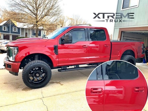 Painted Ruby Red Door Handle Covers For 17-22 Ford F250 F350 Color ...