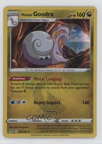 Hisuian Goodra Pokémon Sword & Shield Lost Origin #134 | eBay