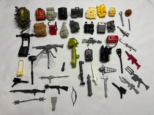 1980s Gi Joe Accessory Lot - Weapons, Packs, Etc | eBay