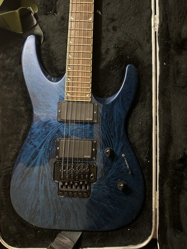 Jackson dkmg Guitar With Cobalt Swirl And Jackson Case | eBay