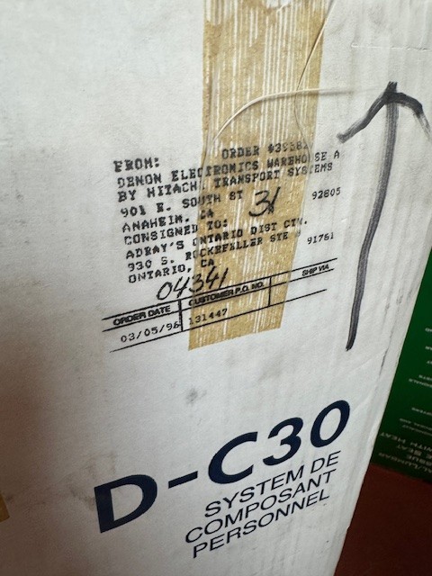 Denon System D-C30 OPEN BOX UPR-C30 UTCM-C30 USC-C30 Speakers, CD ...