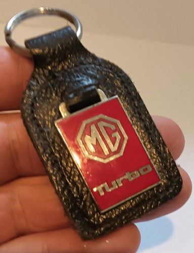 MG TURBO KEY RING NEW OLD STOCK ORIGINAL METRO MAESTRO MONTEGO MGB MGF ...