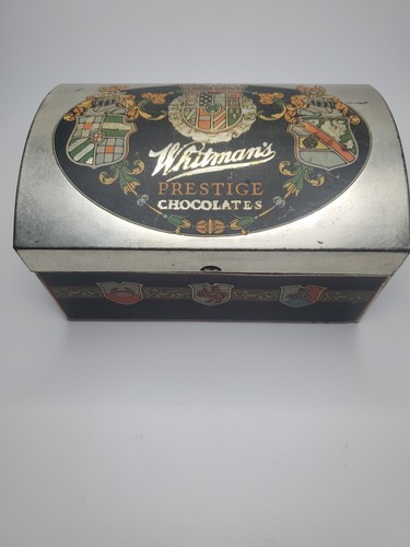 Vintage Tin Whitman's Prestige Chocolates Treasure Chest Container | eBay