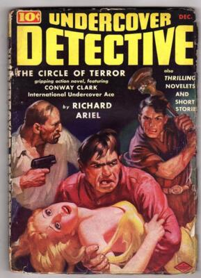 Undercover Detective Dec 1938 1st Issue, GGA Cvr, Richard Ariel - Pulp ...