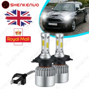For Mini One Cooper R56 2006-2013 - 2X H4 LED Headlight Bulbs Xenon ...