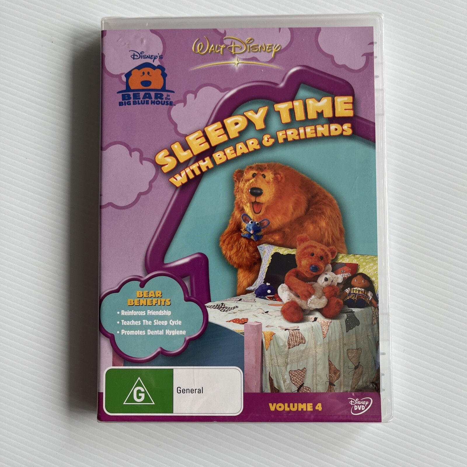 Bear In The Big Blue House - Sleepy Time With Bear (DVD, 2005) New And ...