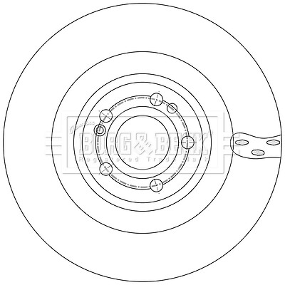 Fits Mercedes GLE GLS 2.0 D 2.9 3.0 4.0 Purevue Rear 1x Brake Disc ...