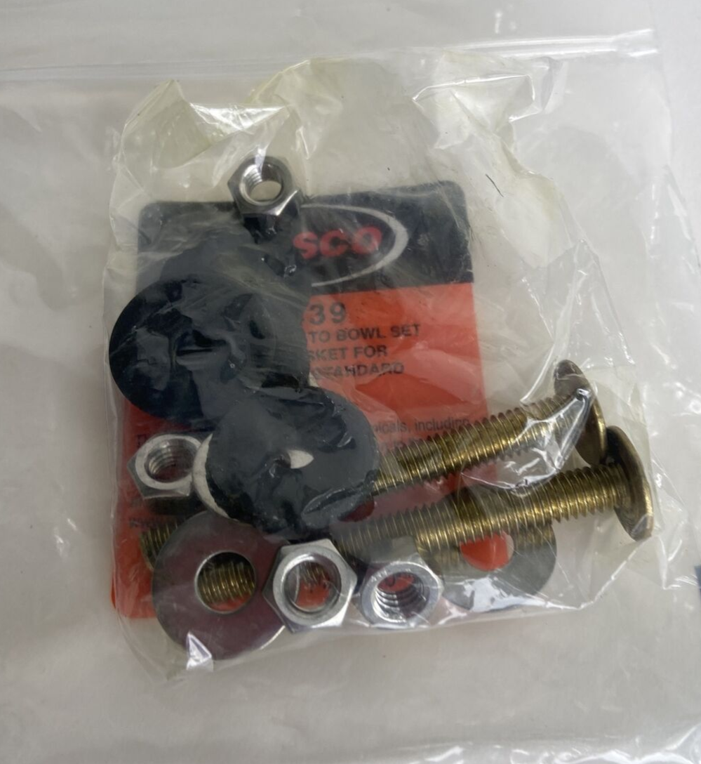 Pasco #439 Brass Tank to Bowl Set with Gasket for American Standard ...