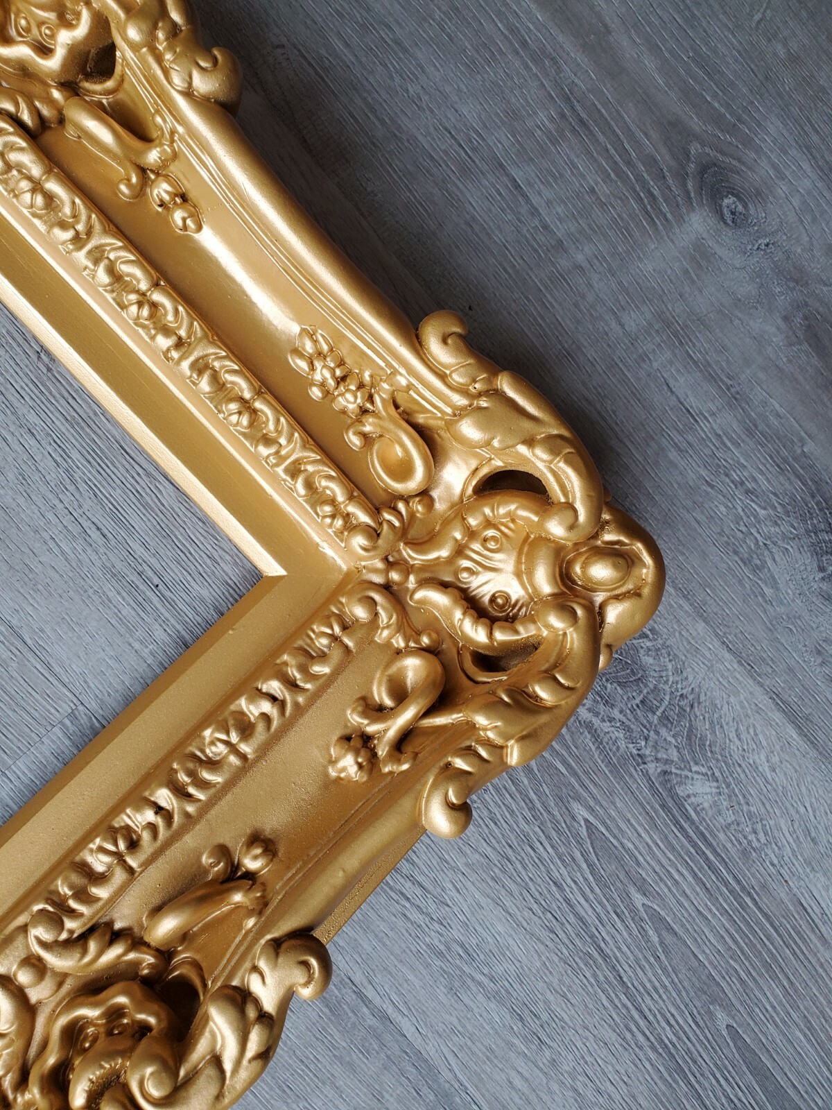 12x16 Matte Gold Picture Frame Ornate Baroque Picture Frame Art Print ...