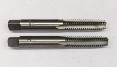 2 Kromhard 5/16" - 18 NC Plug Taps CS Carbon Steel UK NOS 5/16"-18 Tap ...