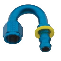 218012 Fragola -12AN Blue Push Lock 180 Degree Bend Race Hose Ends | eBay