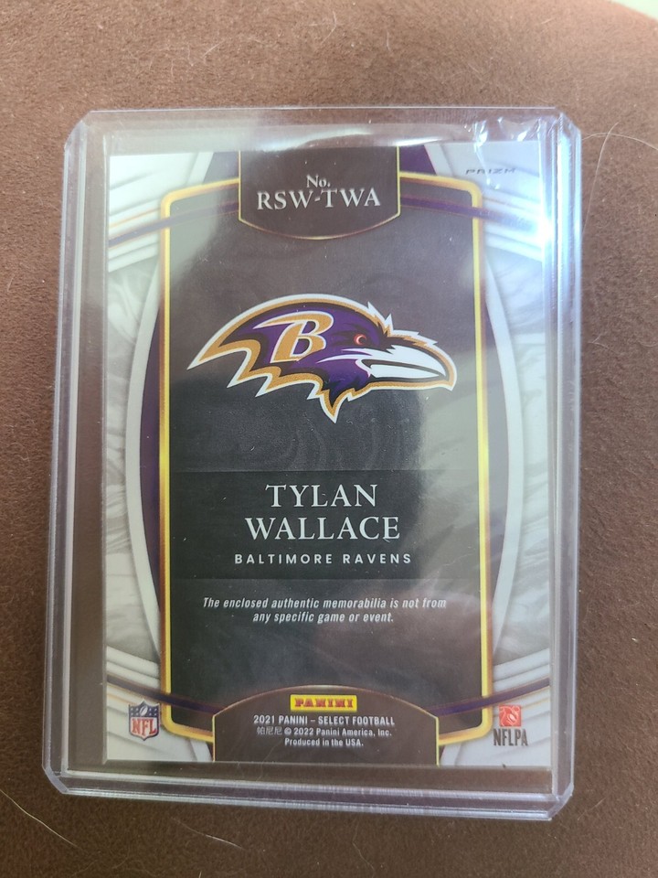 2021 Select Tylan Wallace Rc Patch # RSW-TWA RAVENS | eBay