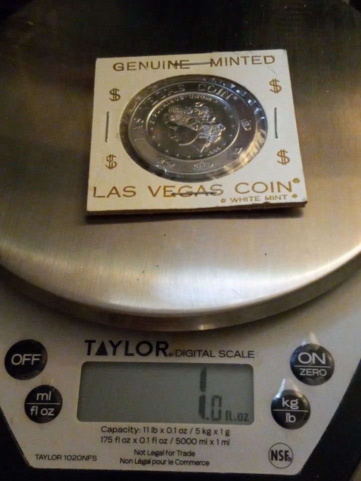 Rare 1898 1979 Las Vegas White Mint Coin Uncirculated Genuine Minted ...