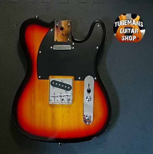 Telecaster Body Tobacco Burst Custom Pickguard Factory Blemished | eBay