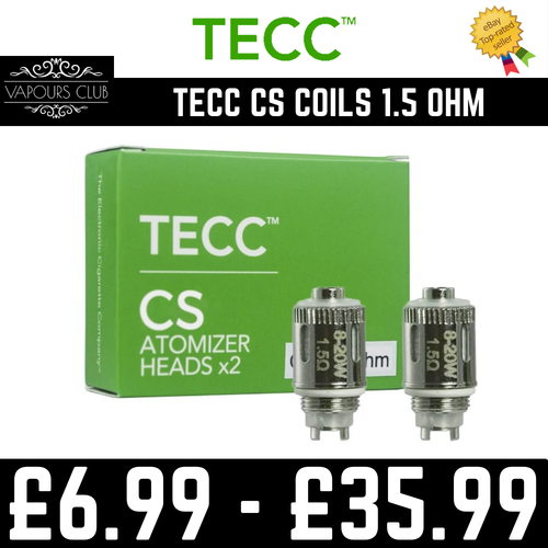 TECC Coils CS Atomizer Heads | Multi Buy Savings | TECC | 1.5 ohm ...
