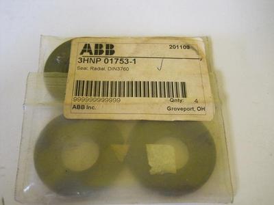 LOT OF 4 ABB 3HNP 01753-1 RADIAL SEAL DIN3760 FOR PAINT ROBOT IRB 540 ...
