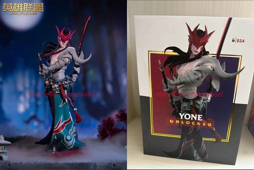 Official League Of Legends LOL The Unforgotten Yone Figure Statue Model ...