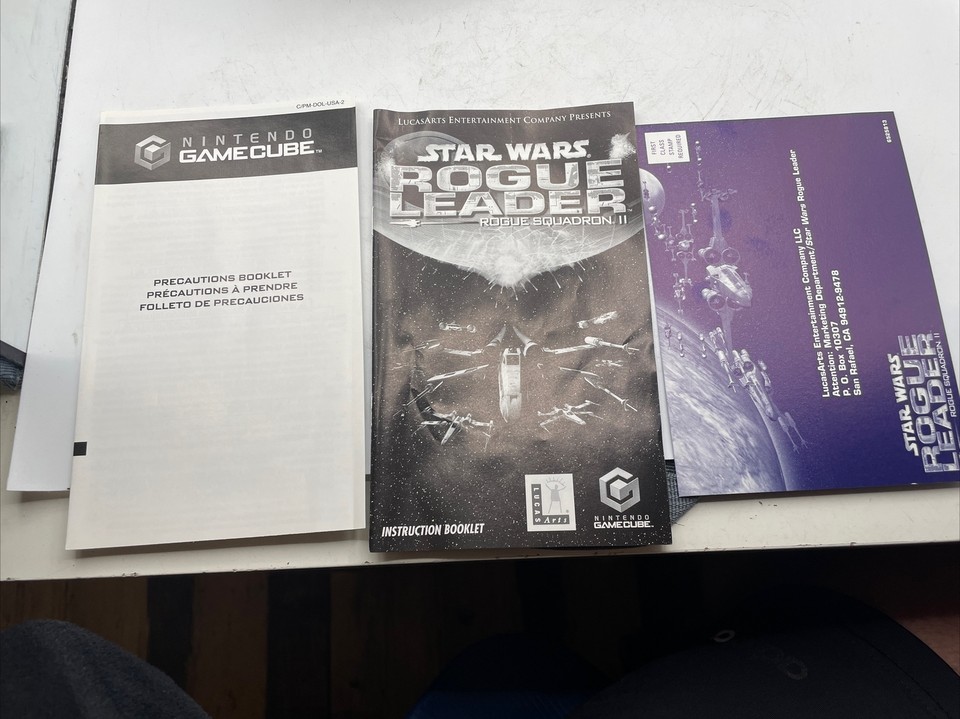 Star Wars Rogue Leader Rogue Squadron II Nintendo GameCube Complete CIB ...