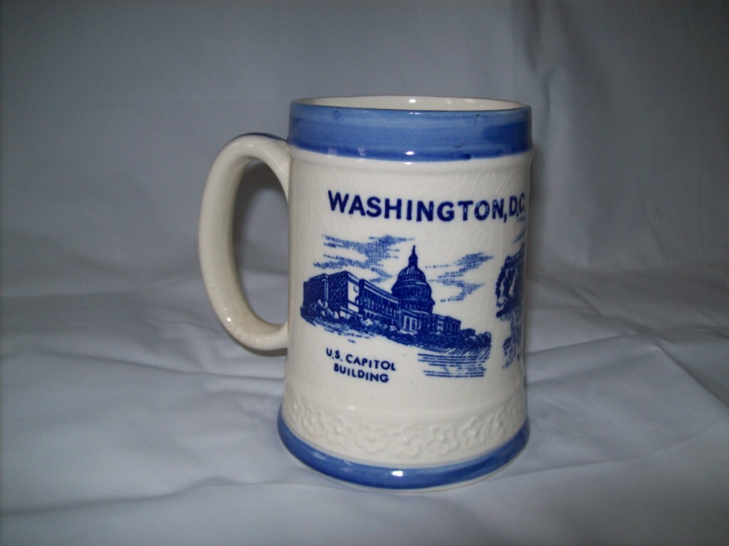 Washington DC Cup Mug White House Capitol Lincoln Memorial -021016 | eBay