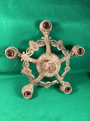 Antique Vintage Riddle Co. Design Art Deco Ceiling Light Fixture | eBay