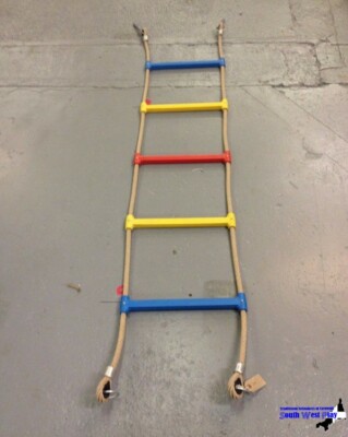 Ladder - Commercial Rope Ladder with Plastic Rungs - Playground ...