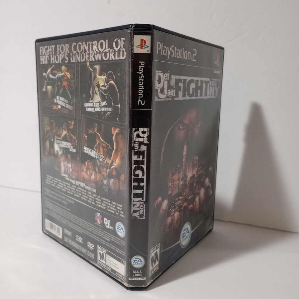 PS2 Def Jam: Fight for NY (Playstation 2) Case Only - No Game Authentic ...