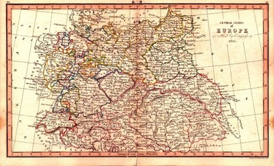 "EUROPE" Antique original map 1835 | eBay
