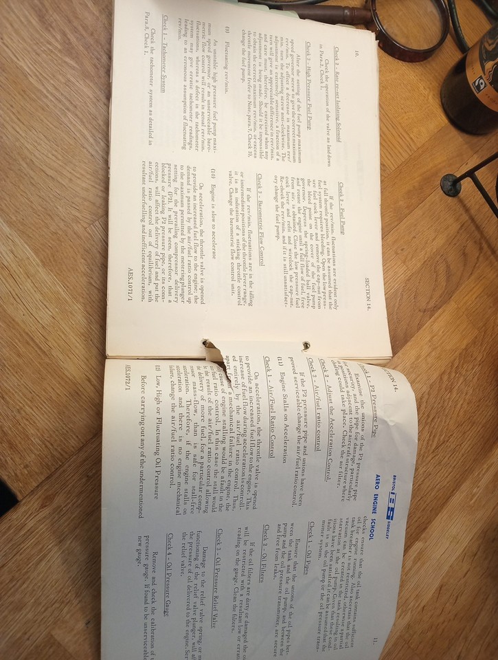 Vintage Bristol Siddeley Aero Engine School Viper Manual Book 1964 ...