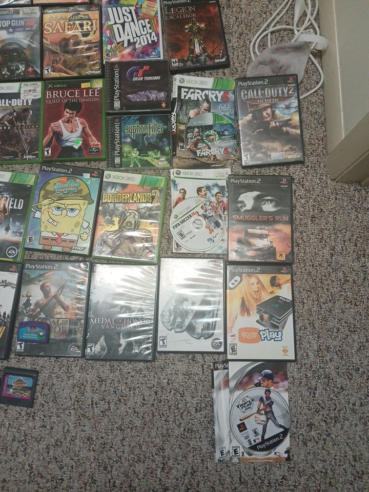 Mixed Lot of 38 Video Games - Various Consoles *DEFECTIVE / NOT WORKING ...