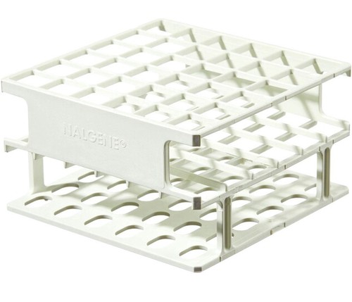 Nalgene Unwire 6x6 Array 16mm Test Tube Half-Rack, no. 5972-0016, White ...
