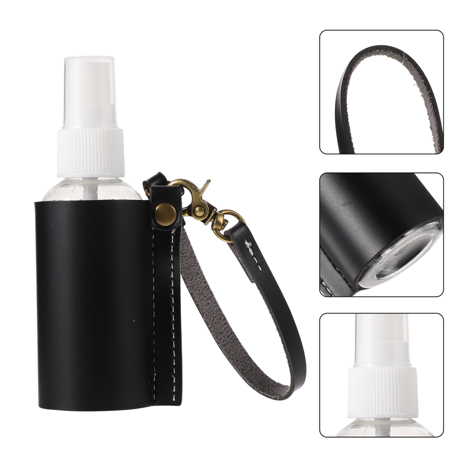 Empty Bottles Travel Toiletries PU Keychain Storage Container | eBay ...