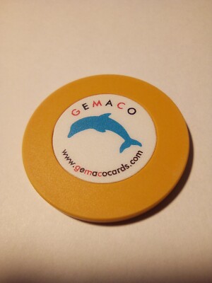 GEMACO CHIP COMPANY DOLPHIN LOGO CHIP GREAT FOR ANY VINTAGE COLLECTION ...