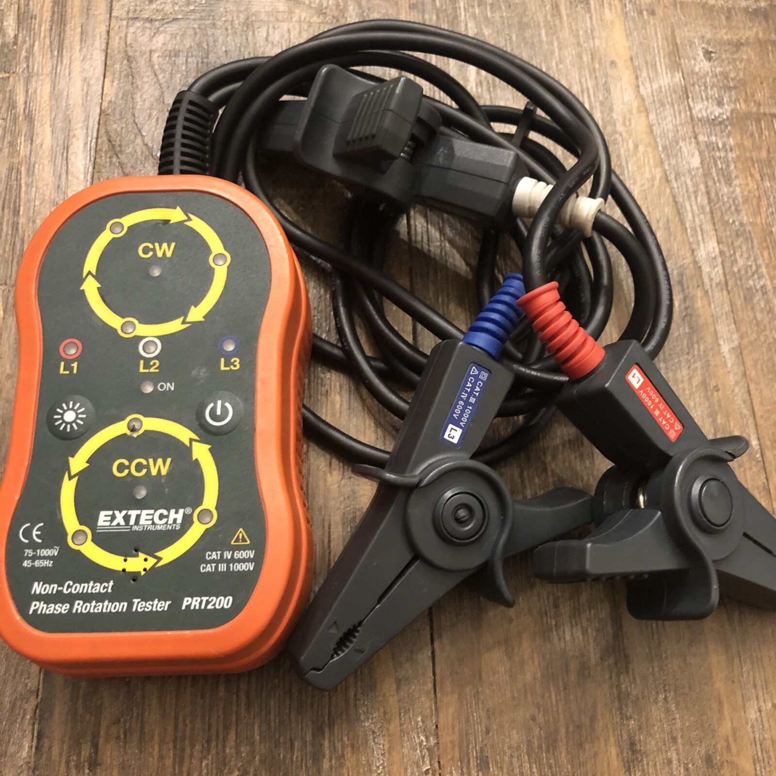 Extech+PRT200+Non-Contact+Phase+Sequence+Tester+-+Black for sale online ...