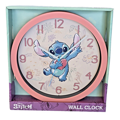 Disney Stitch 10" Analog Wall Clock Battery Operated / Disney's Lilo ...