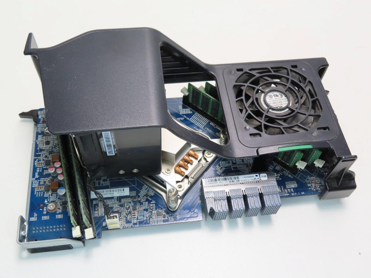 HP Z640 CPU RISER BOARD W/XEON E5-2667 V3 8-CORE 3.2GHZ SR203 W/4X16GB ...