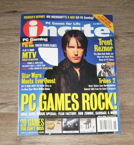 INCITE magazine PC Gaming TRENT REZNOR PowerMan 5000 Vitamin C DAVE ...