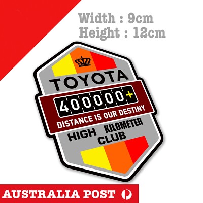 Toyota 400,000 High KILOMETER Club, High Kilometer , TRD ,4WD, 4X4 ...