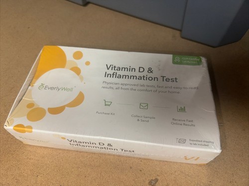 EverlyWell Vitamin D and Inflammation Test Kit 867504000369| eBay