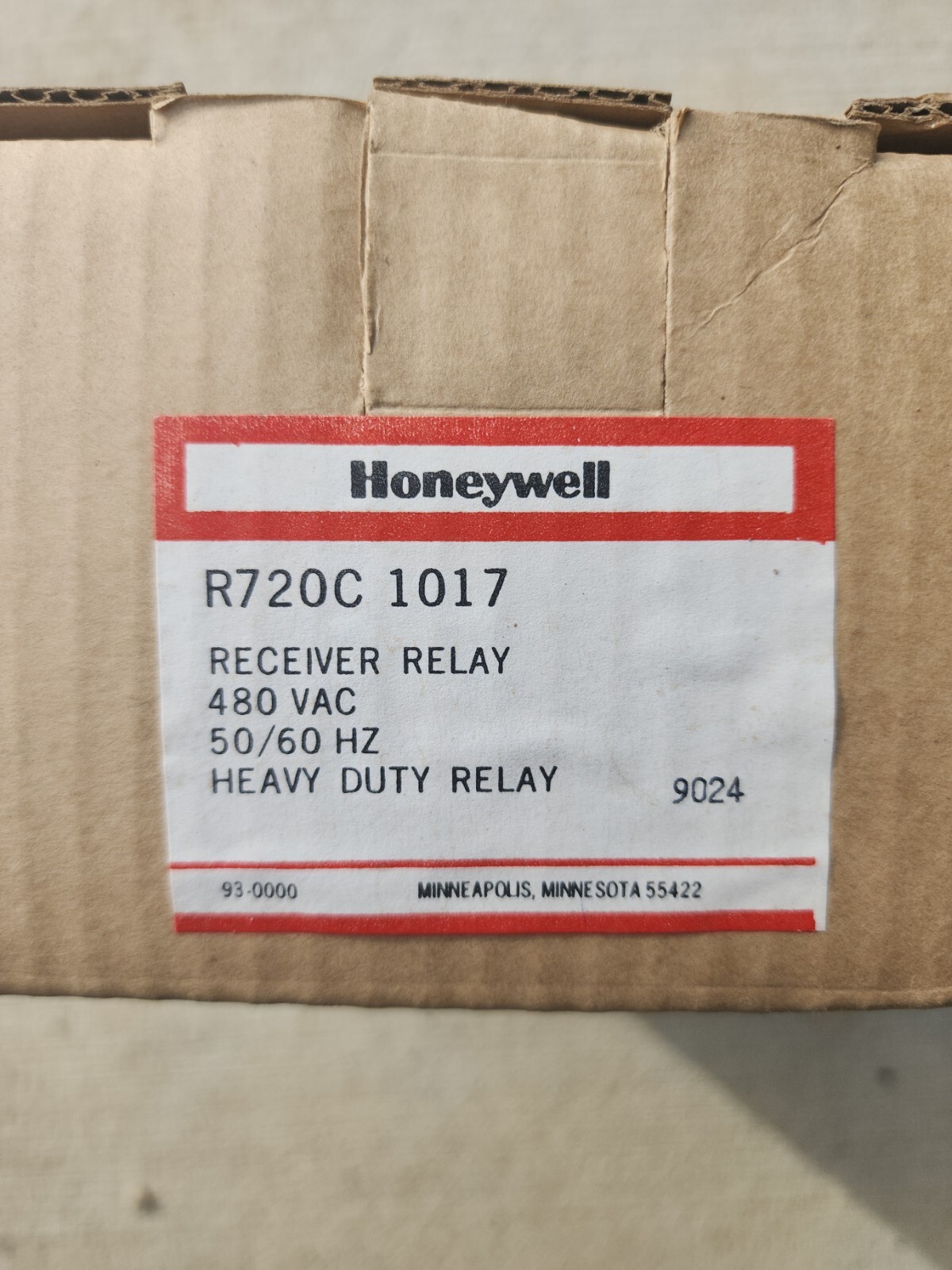HONEYWELL Receiver Relay * NEW IN BOX* R720c 1017 - NOS | eBay